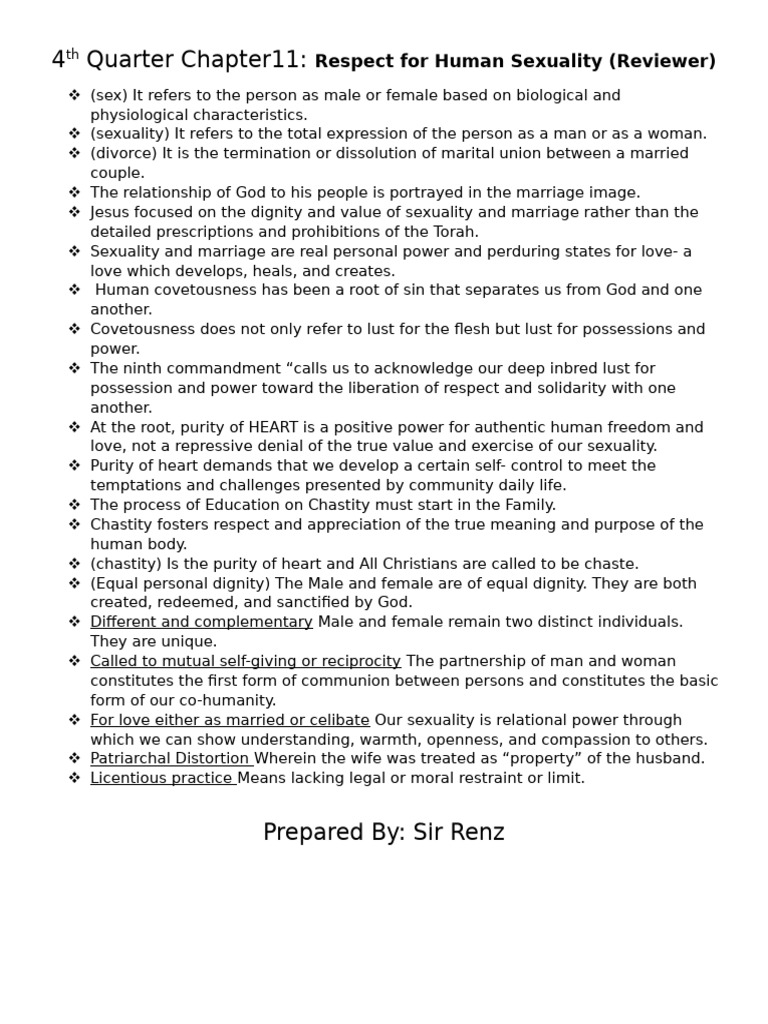 4th Quarter Chapter11 Reviewer | PDF