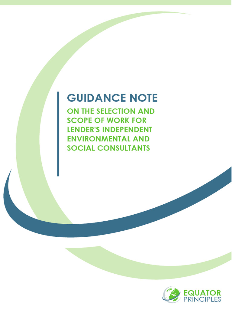 PUBLIC Guidance - Selection and SoW For IESCs | PDF | Environmental ...