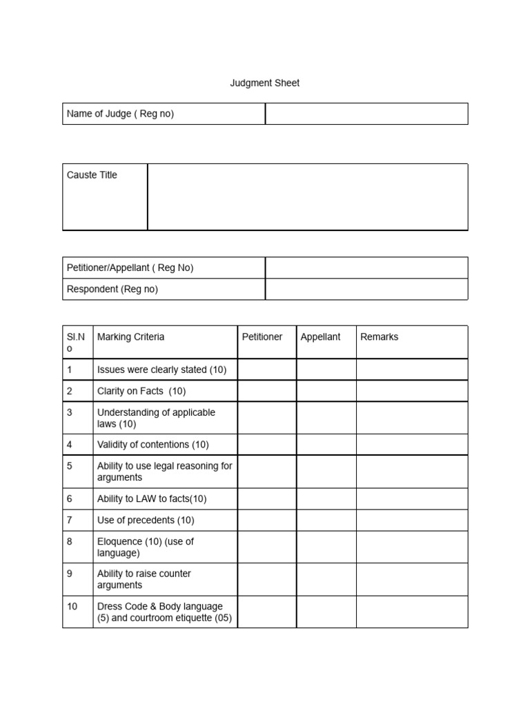 Judgment SheetJudgment Sheet | PDF
