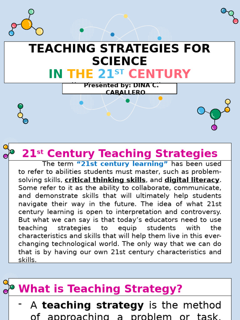 Strategies in Teaching Science | PDF | Learning | Science