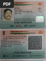 Original Aadhaar Card Sample Image | PDF