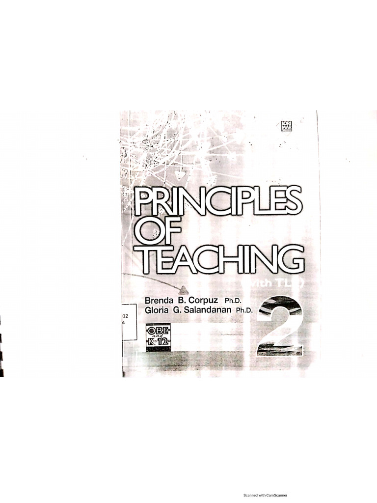 Principles of Teaching 2 | PDF