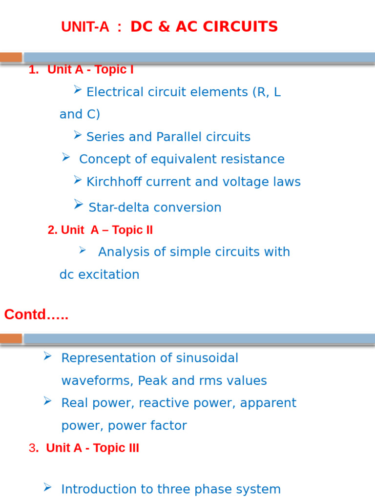 DC and AC Circuit Fundamentals | PDF | Electrical Network | Inductor