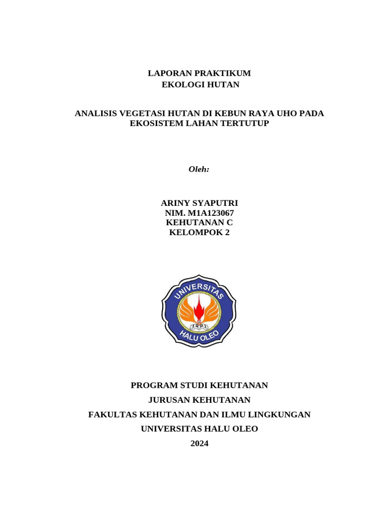 Laporan Praktikum Ekologi Ariny 1 | PDF
