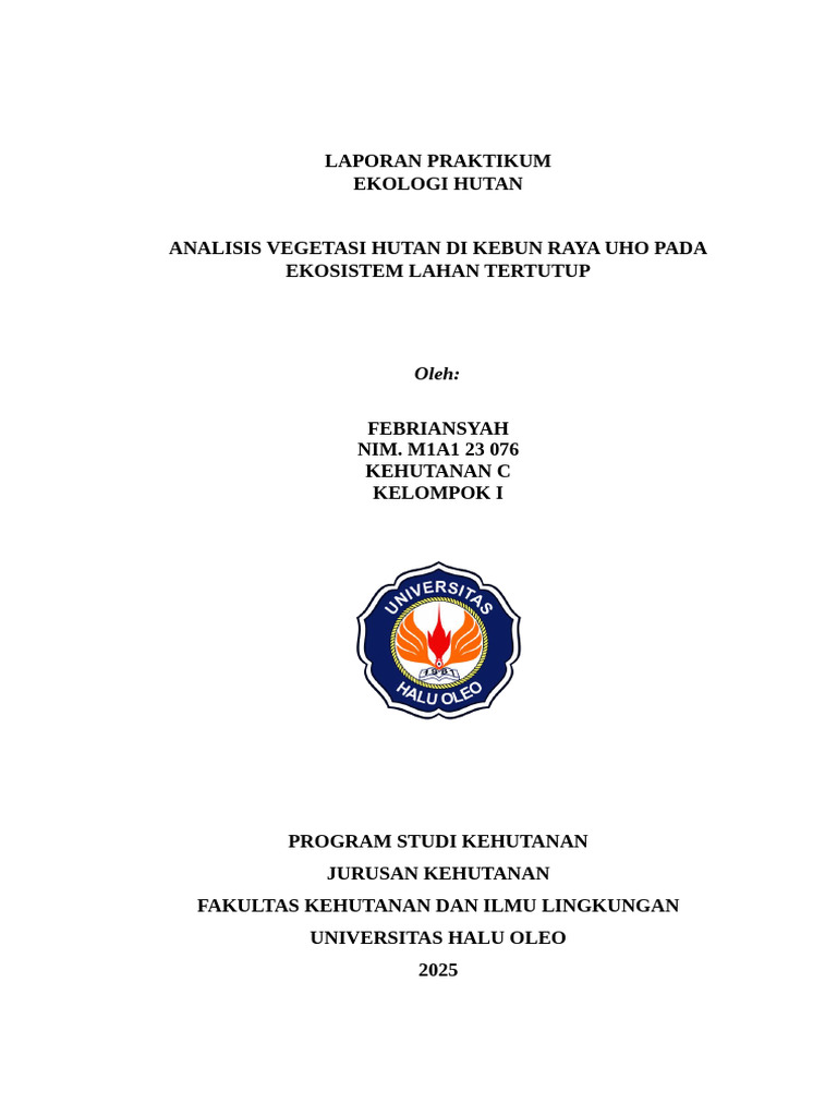 LAPORAN_PRAKTIKUM_EKOLOGI_FEBRI | PDF