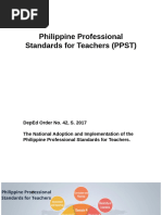 Four Career Stages of Teachers (PPST) | PDF | Teachers | Learning