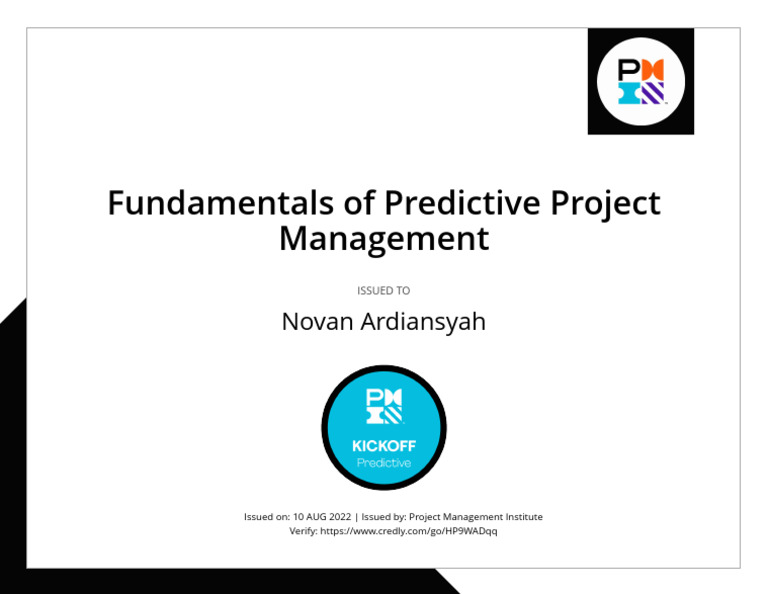 Predictive Project Management Basics | PDF
