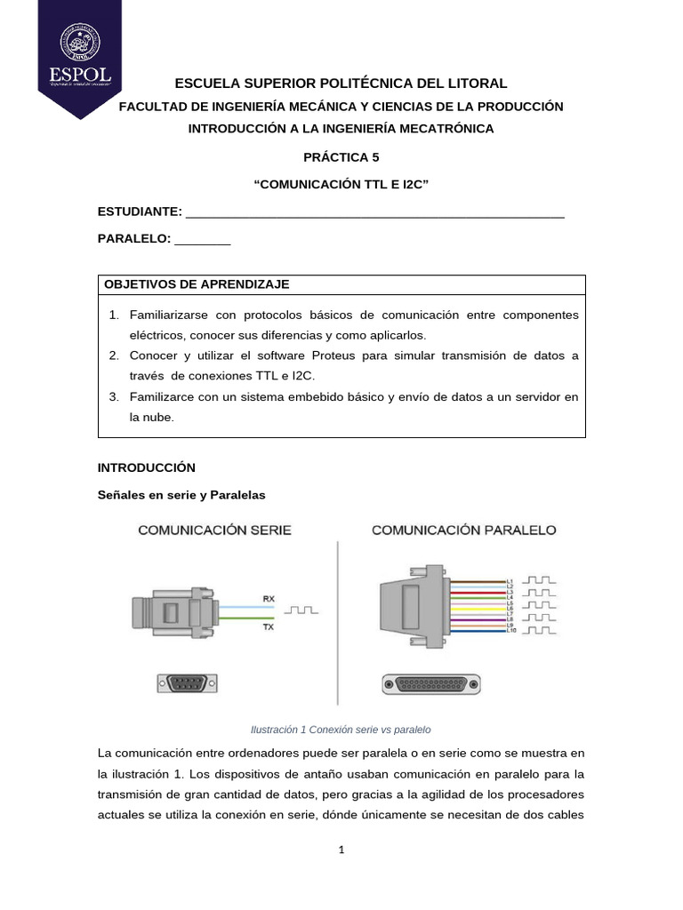P5 Protocolos de Comunicacion | PDF | Hardware de la computadora | Ciencias de la Computación