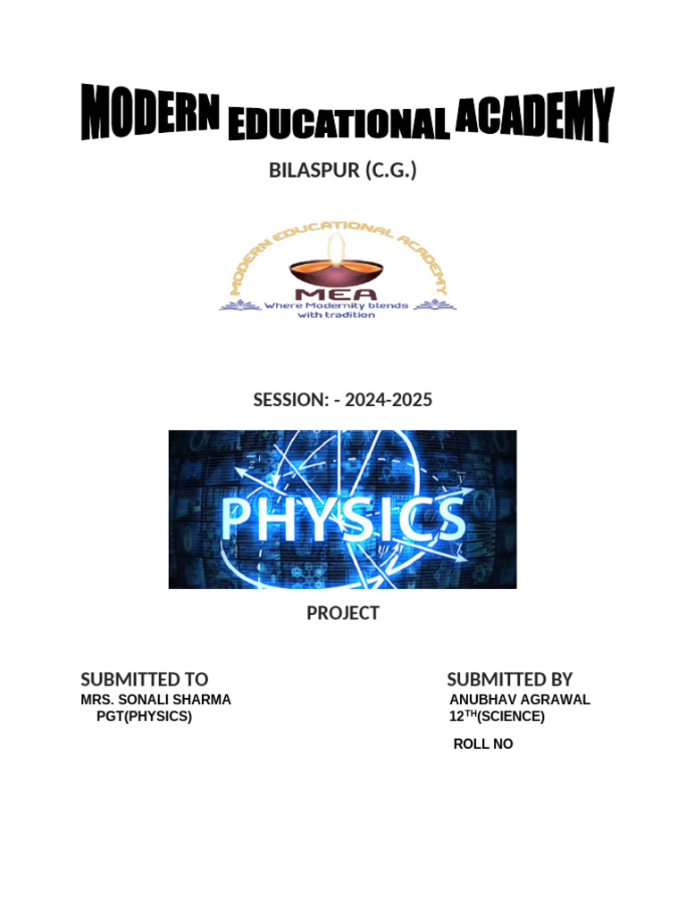 Physics Front Page | PDF