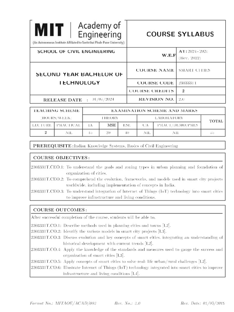 Smart Syllabus Syllabus | PDF