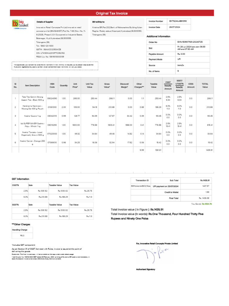 Invoice From BB 15090174331 | PDF | Invoice | Government Finances