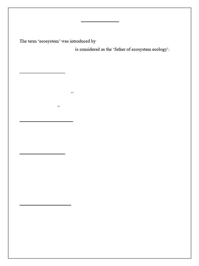 Ecosystem Pdf Ecosystem Food Web
