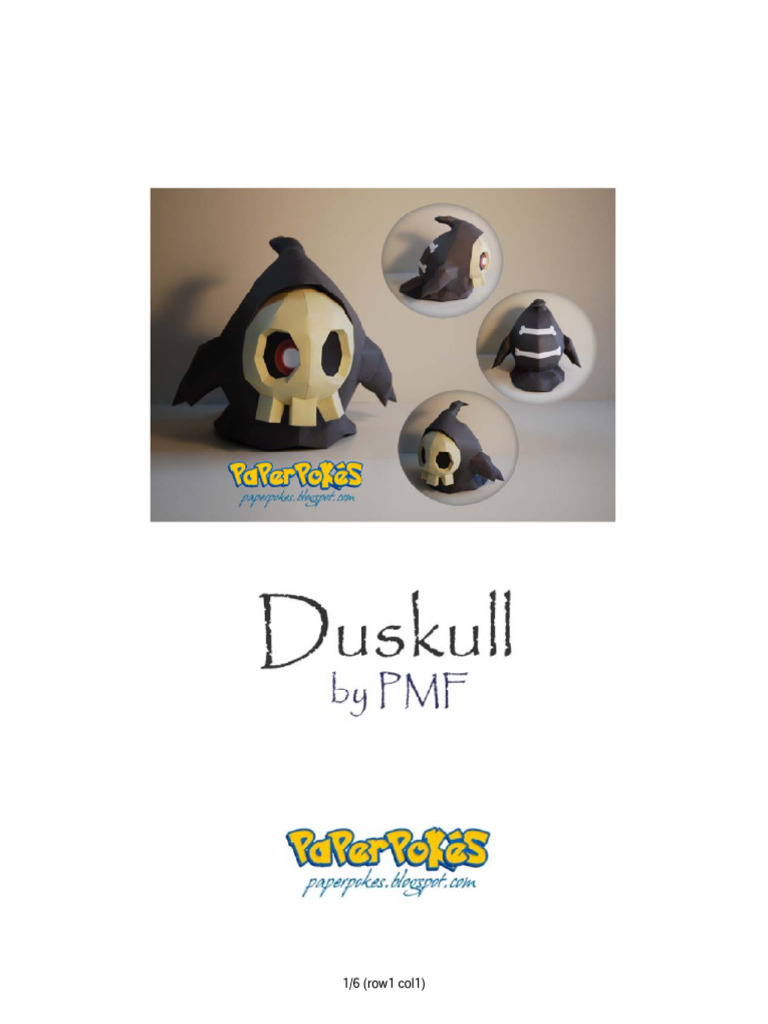 Duskull Shiny Lines Letter | PDF