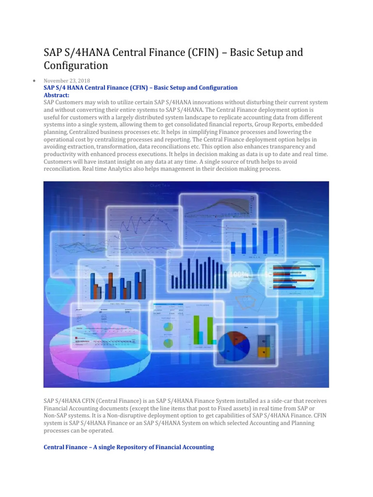 CFIN S4 HANA | PDF | Computer Science | Information Technology