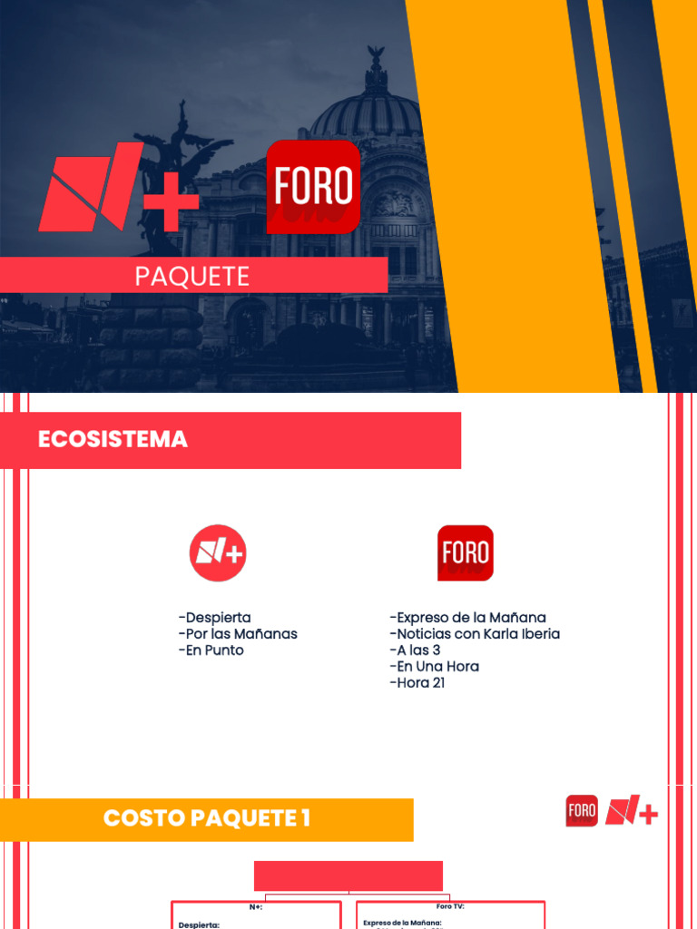 Paquete Noticieros 2023 | PDF | Programacion de television | Periodismo ...