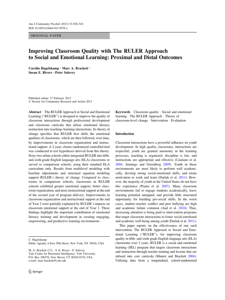 Ruler | PDF | Multilevel Model | Structural Equation Modeling