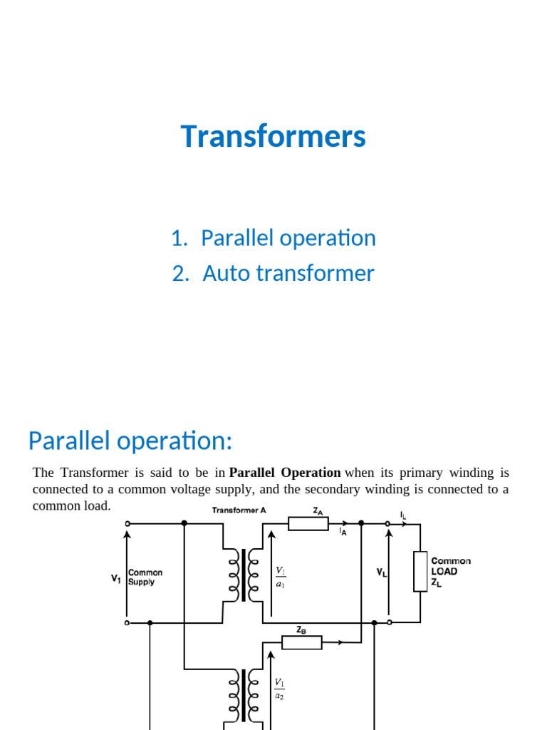 Transformer Parallel Opt Auto | PDF | Transformer | Electricity