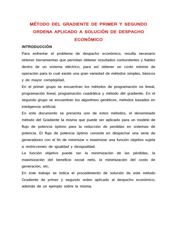 2.metodo Del Gradiente de Primer y Segundo Orden | PDF | Algoritmos y Estructuras de Datos ...