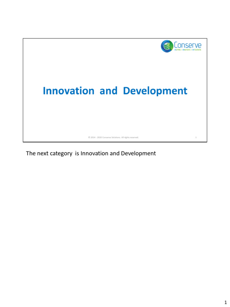 IGBC Innovation and Development Points Guide | PDF | Innovation | Green ...