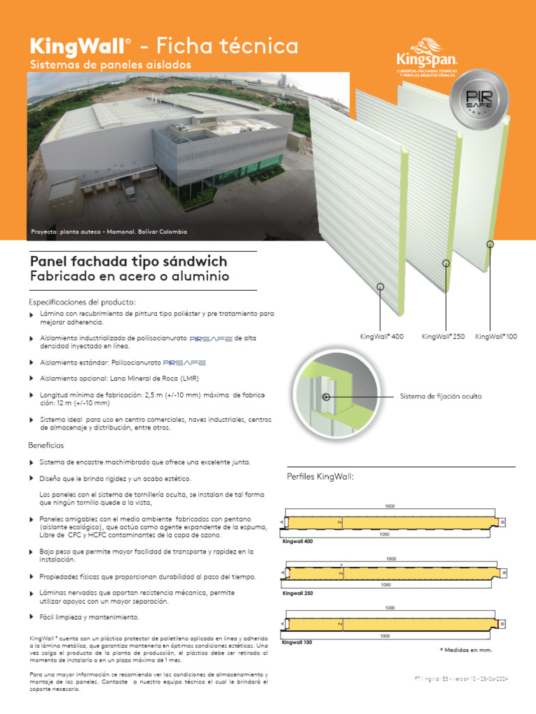 Paneles Aislados KingWall | PDF | Aislamiento térmico | Ingeniería de ...