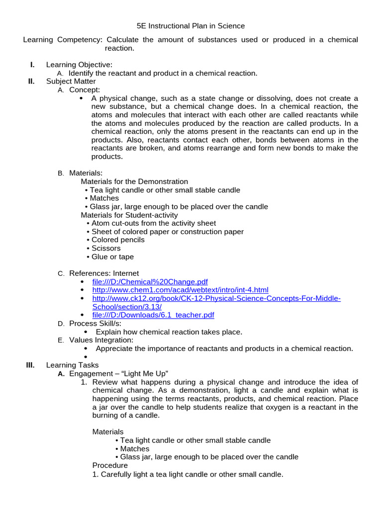 DARYL JEAN A. PACLIBAR | PDF | Chemical Reactions | Combustion