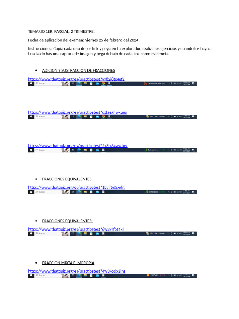 Temario 1er Parcial 2do Trimestre. | PDF | Triángulo | Ángulo