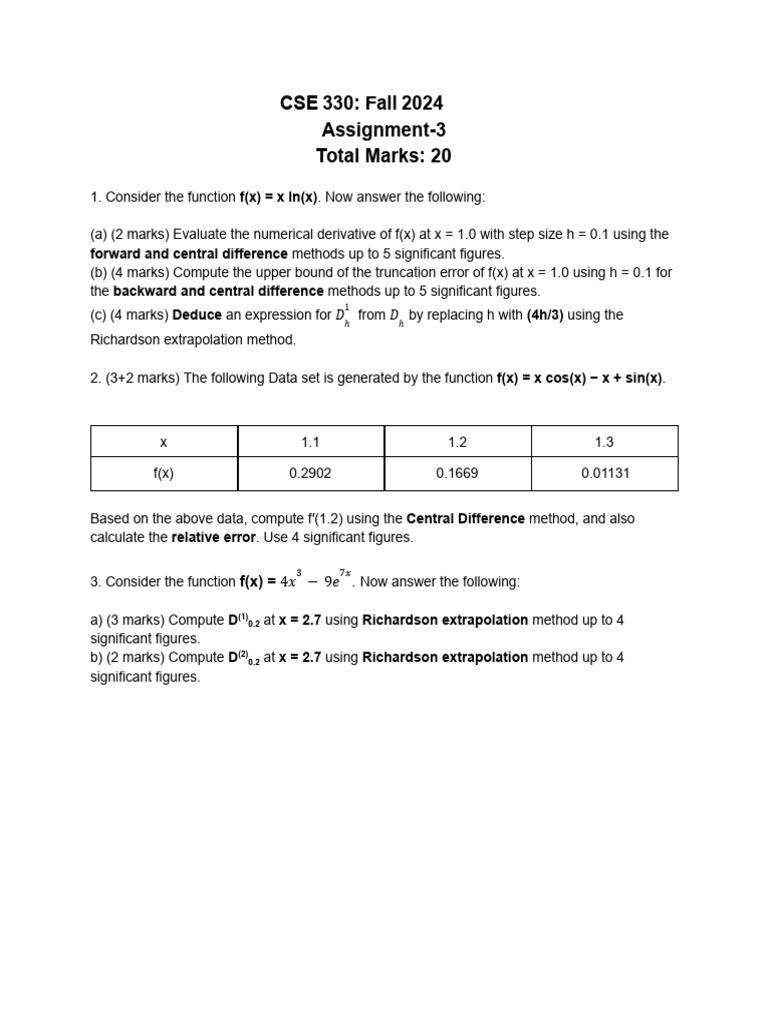 Assignment3-Cse330 Fall2024 | PDF