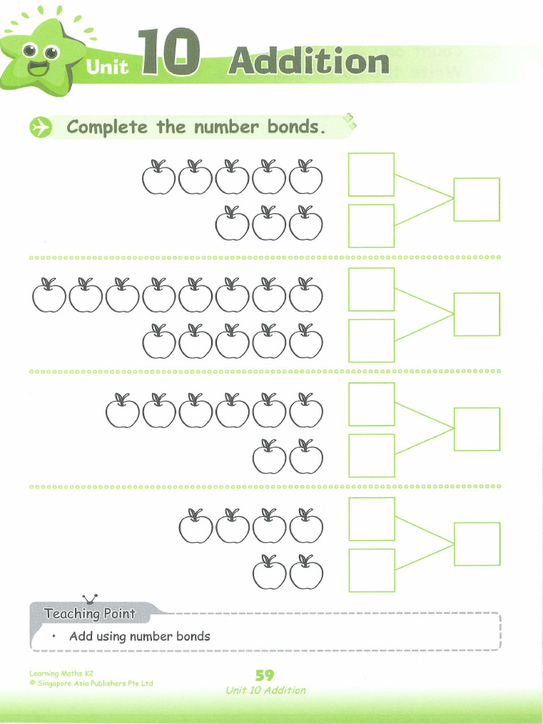 Learning Maths K2 Unit-10 Addition | PDF