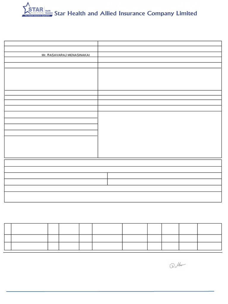 Star Comprehensive Insurance Policy Details | PDF | Service Industries ...