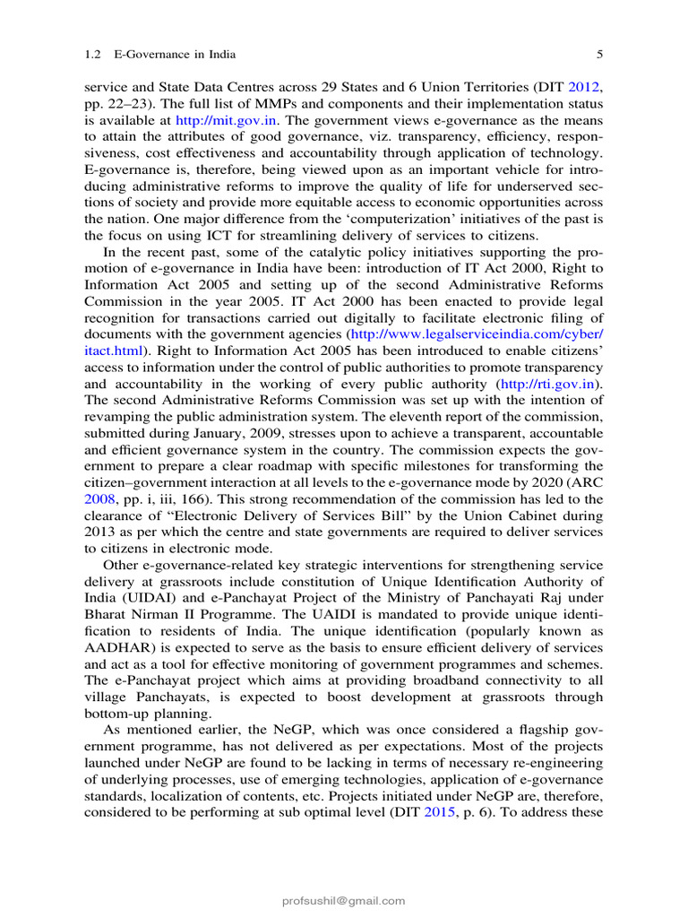 Chapter1_IntroductiontoE-Governance-06 | PDF | Governance | Government