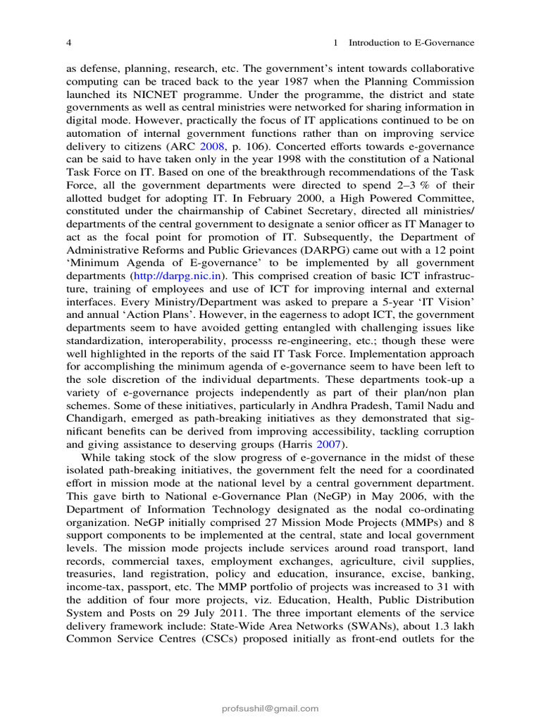 Chapter1 - IntroductiontoE Governance 05 | PDF | Government