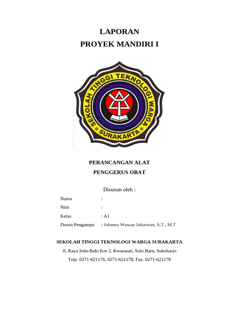 Desain Alat Penggerus Obat Otomatis | PDF