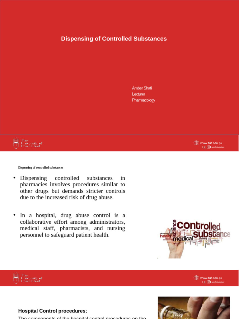 Dispensing of Controlled Substances | PDF | Pharmacy | Medical Prescription