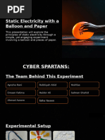 Static Electricity Balloon Experiments | PDF | Science & Mathematics