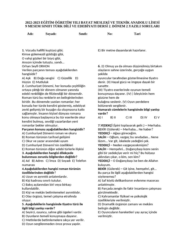 9 Mesem 2 | PDF