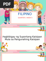 Q4. Filipino3 PPT Klaster | PDF