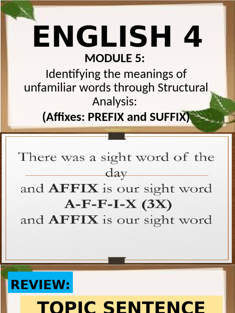 affixes | PDF | Language Families | Semantic Units