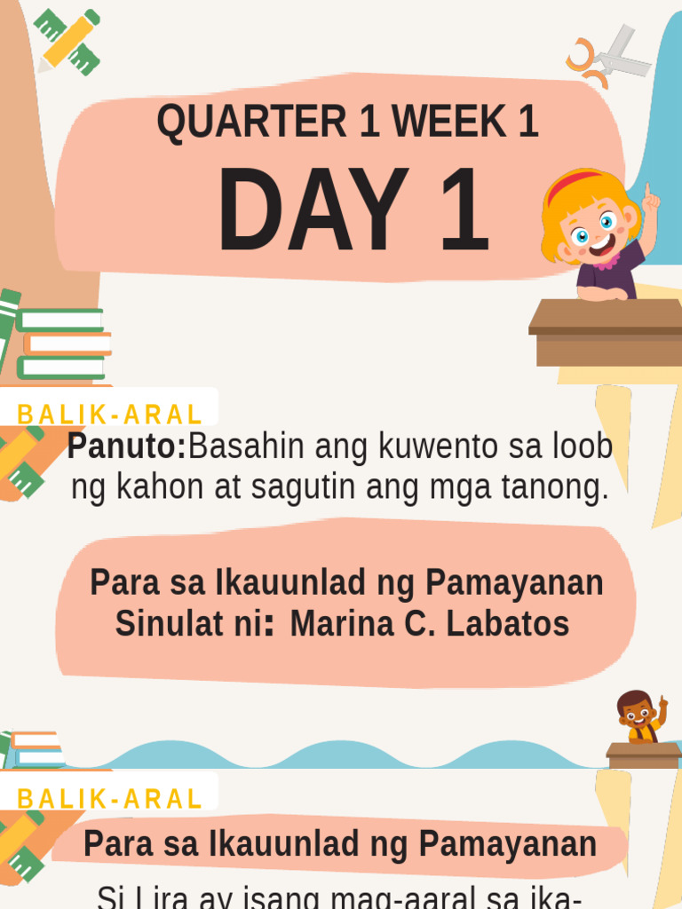 G5Q1 Week 1 Esp | PDF