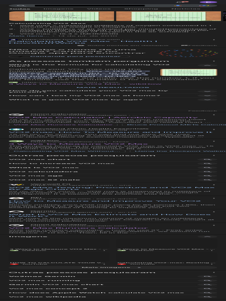 Calculate VO2 Max: Methods & Formulas | PDF | Management Of Obesity ...