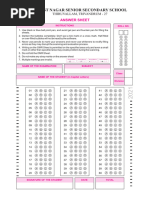90 Questions OMR Sheet | PDF | Writing Implements | Writing
