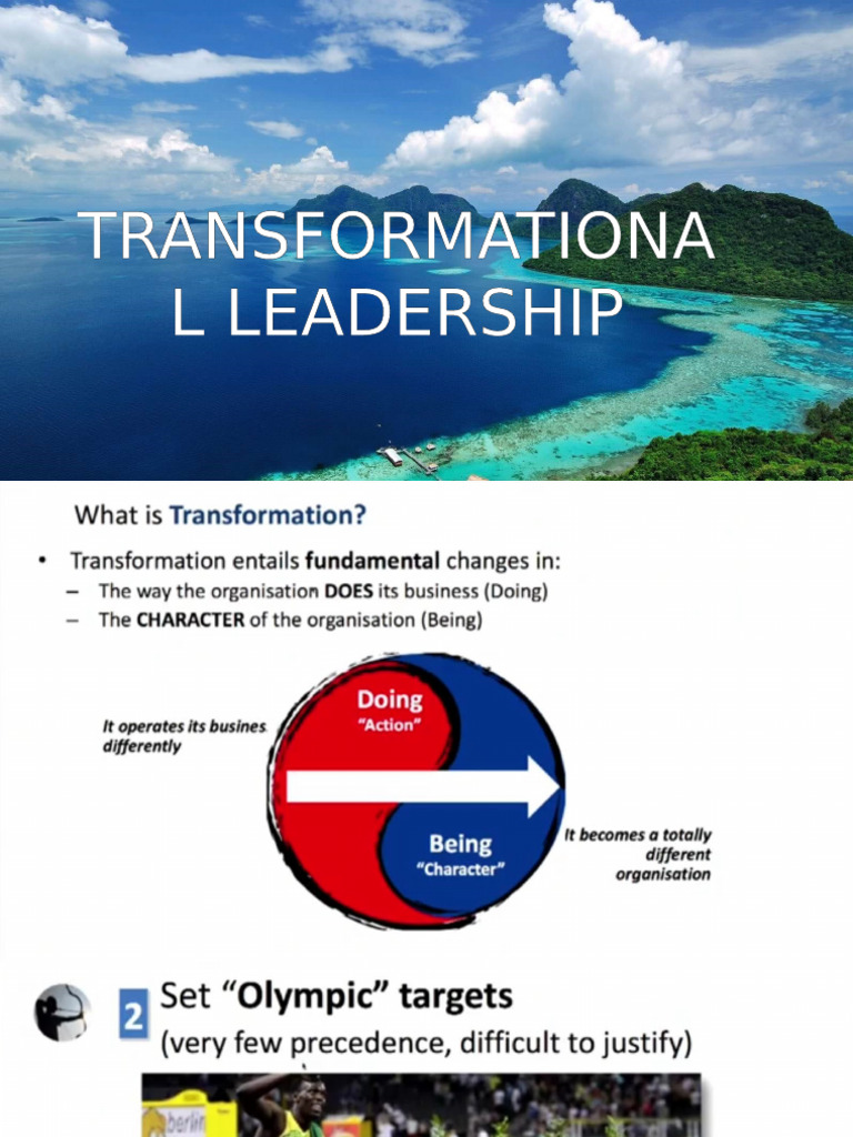 Transformational Leadership 1 | PDF