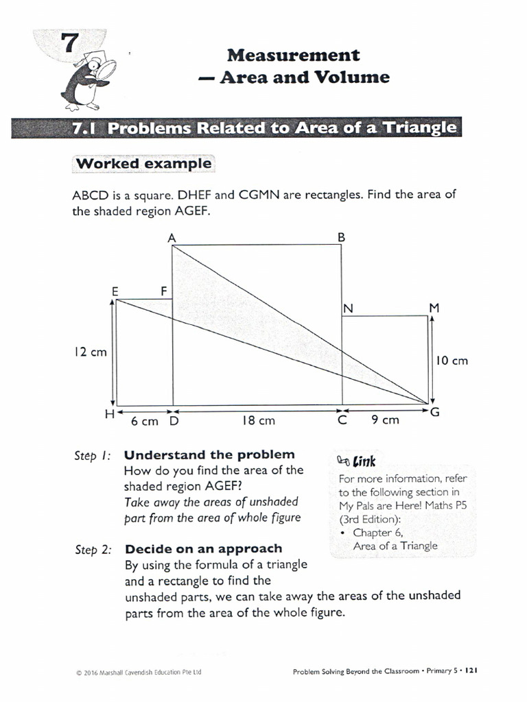 Problems Solving 5 Unit-7 Measurement - Area and Volume | PDF