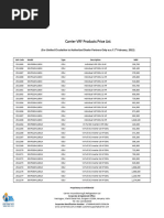 Toshiba VRF Price List | PDF | Building Automation | Equipment