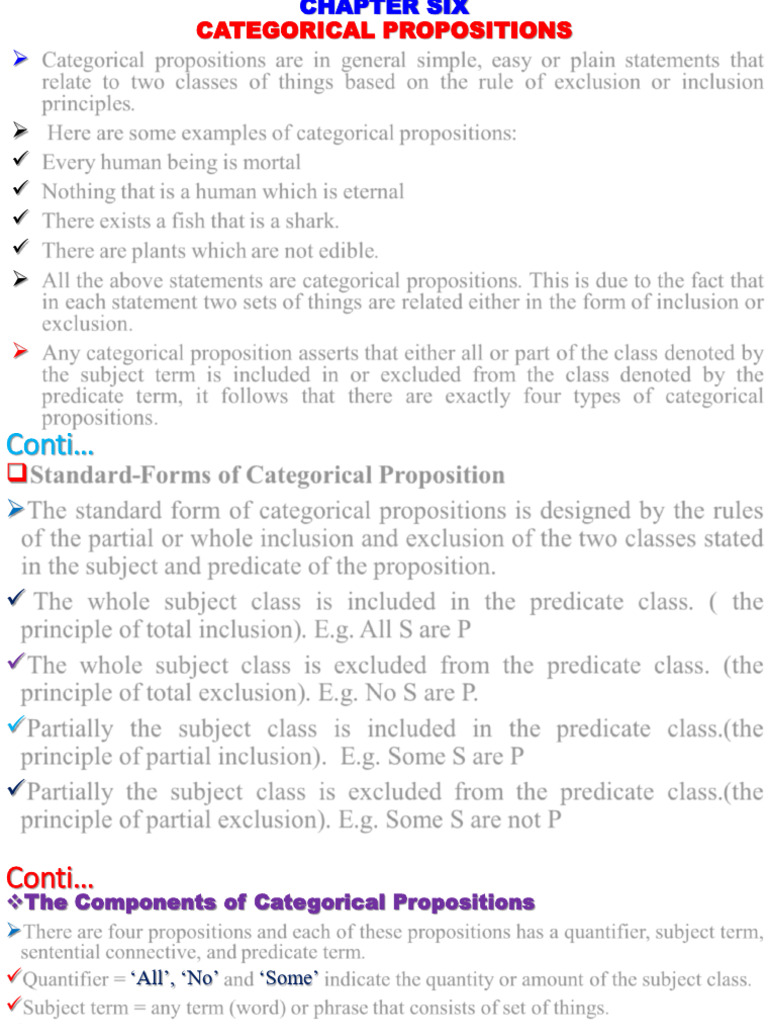 Chapter 6 Logic Ppt Pdf Interpretation Philosophy Mathematical Logic