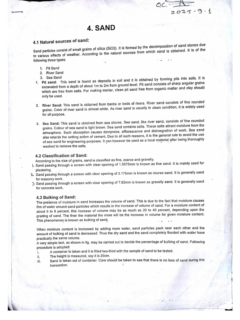 Sand | PDF