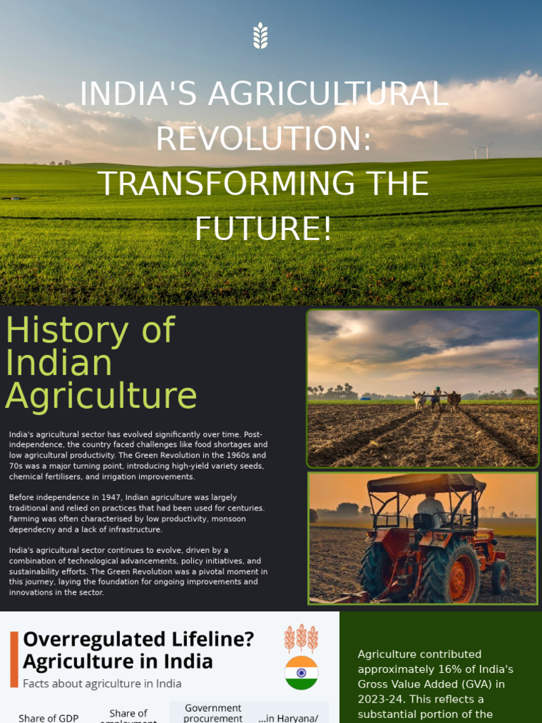 Agriculture Revolution | PDF | Agriculture | Green Revolution