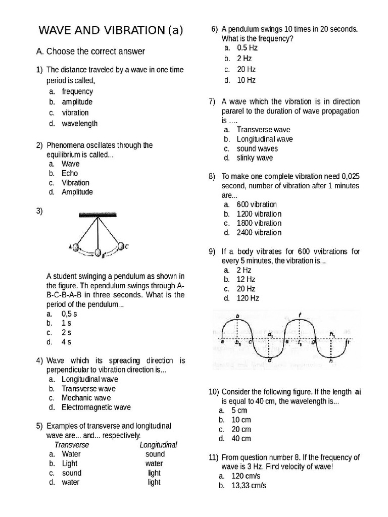 Vibration and Wave | PDF