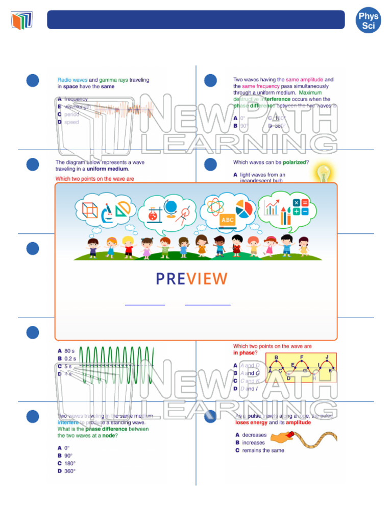 Worksheet Physics High School Vibrations and Waves 0 | PDF | Private ...