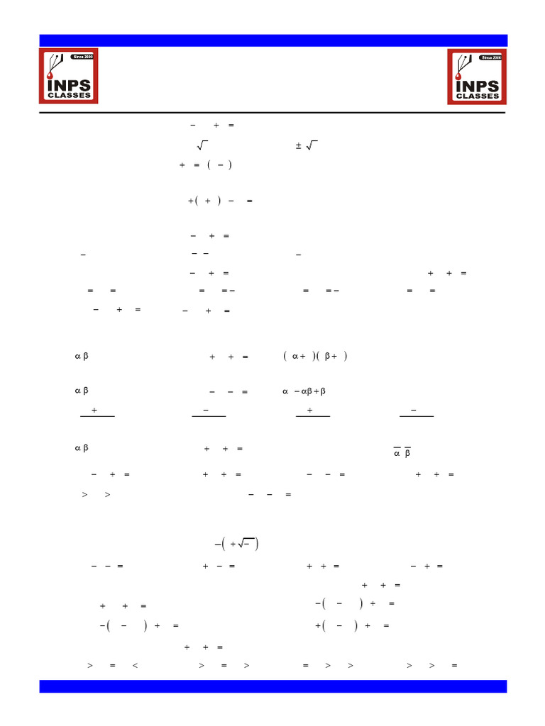 Quadratic Equation Practice Questions | PDF | Quadratic Equation | Algebra