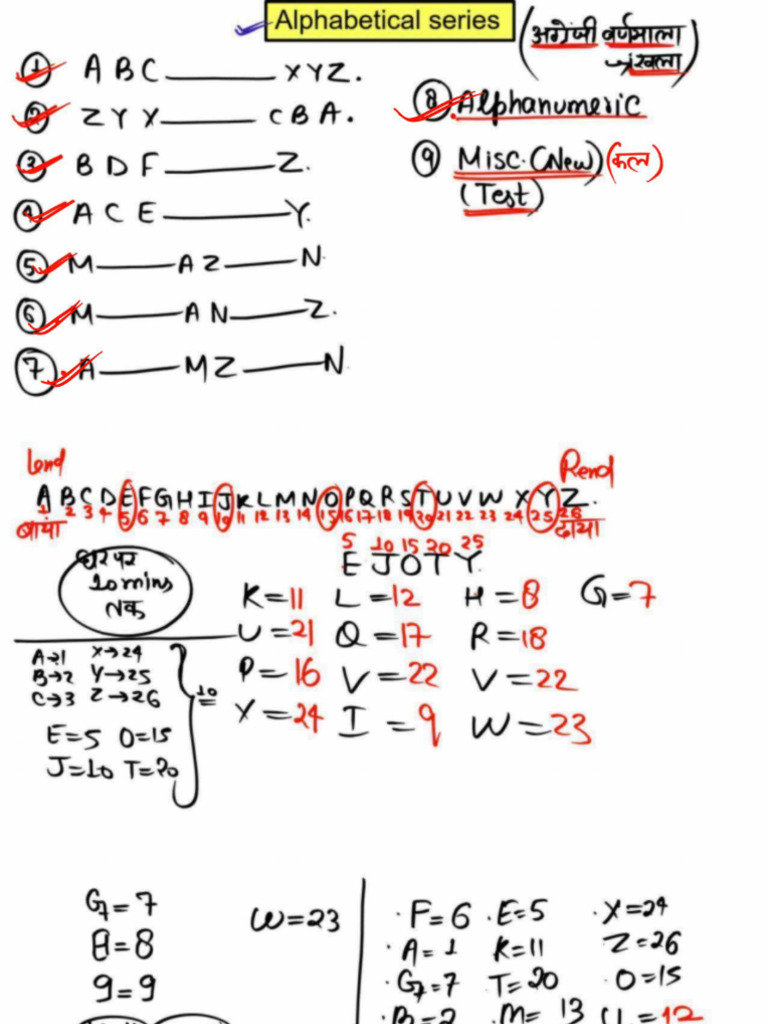 Alphabetical Series _ 08 Nov _ Class PNG_444422_crwill | PDF